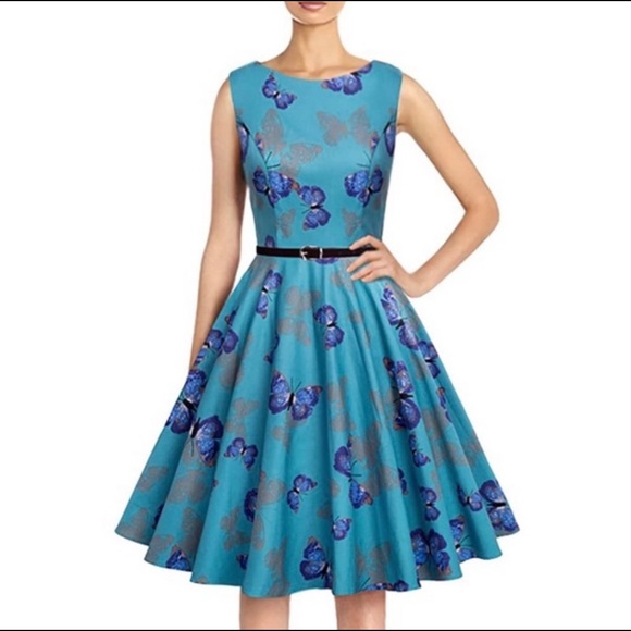 Grace Karin | Dresses | Grace Karin Retro Fit Flare Butterfly Midi ...